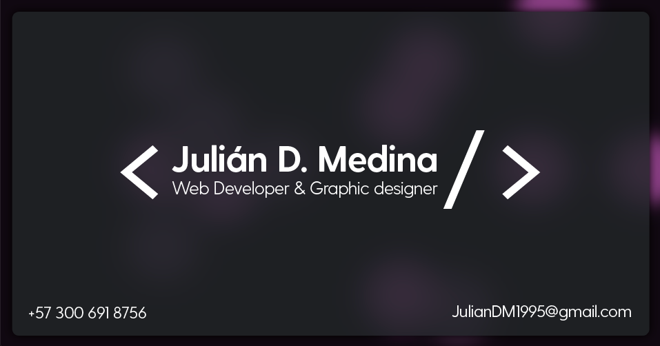 Julián Medina | Full Stack Developer